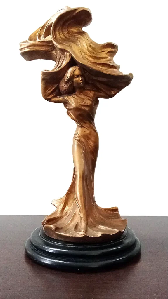 AP-058 Austin crafted sculpture of Dancing Lady - Decor Arts International